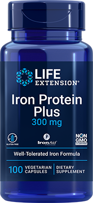 Life Extension, Iron Protein Plus, 300 mg, 100 Cápsulas Vegetarianas ...